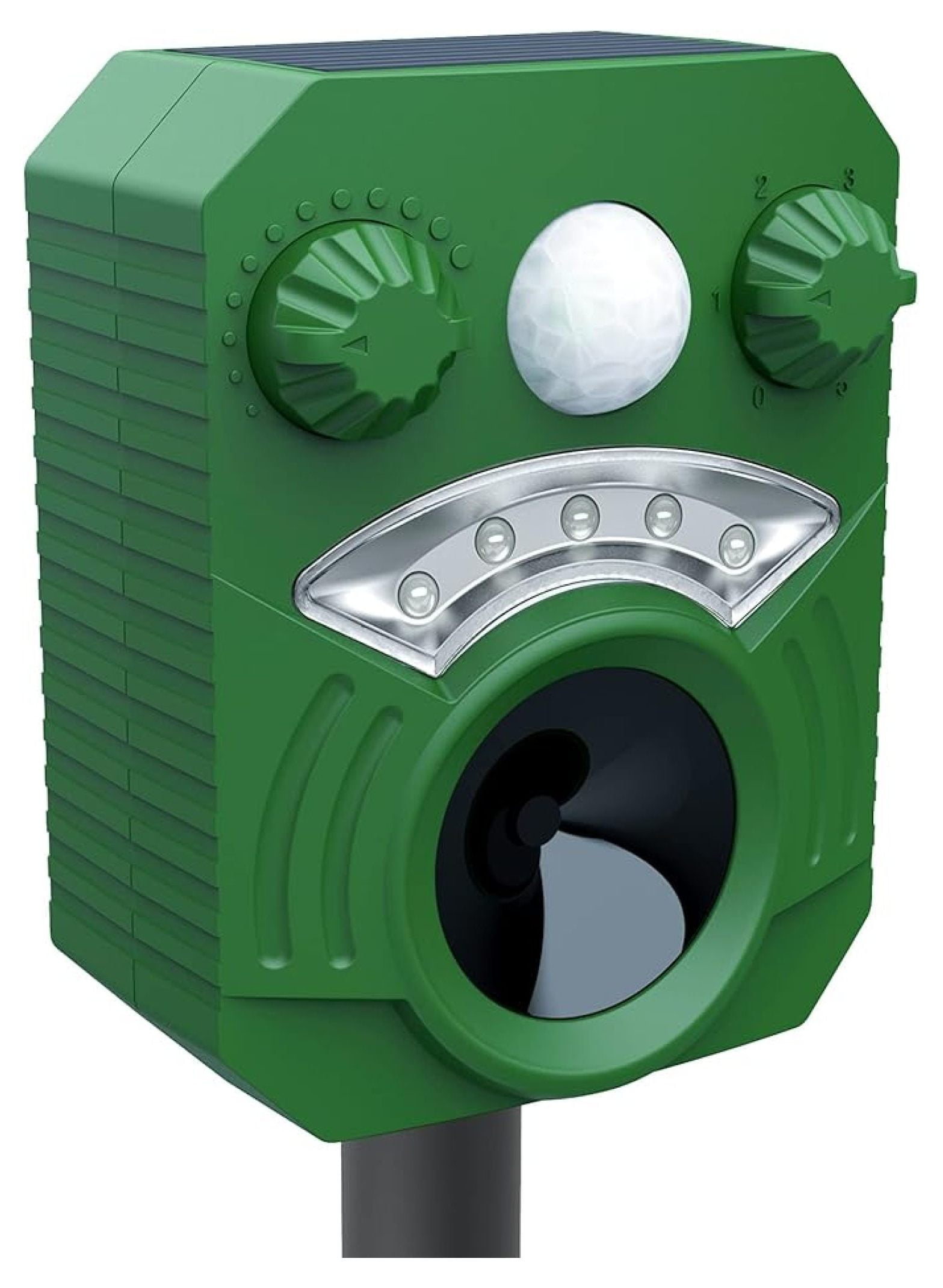 Solar Powered Animal Repeller Ultrasonic Dog Deterrent Waterproof Cat ...