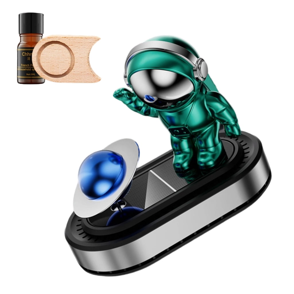 Solar-Powered Astronaut Car Air Freshener with Essential Oil Diffuser ...