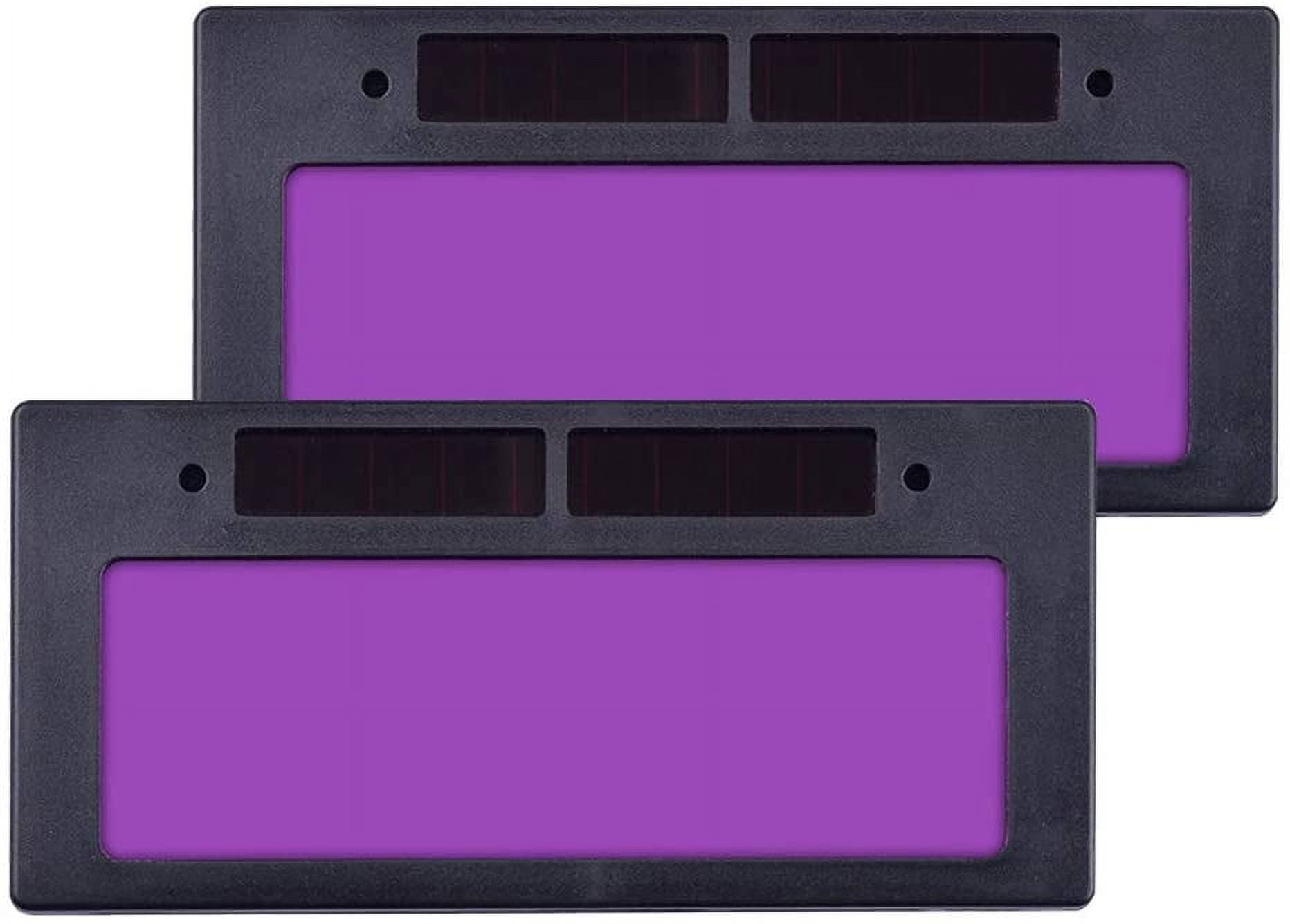 Solar-Powered Auto Darkening Welding Lens 2PCS, Horizontal, 2 X 4 ...