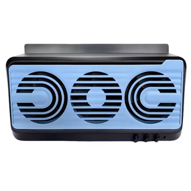 Solar Powered Auto Window Cooler Car Ventilator 3 Fans Car SUV Cool Fan ...