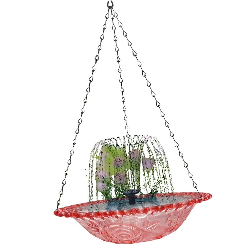 Solar Powered Bird Feeding Station Colorful Tray for Lawn Balcony ...