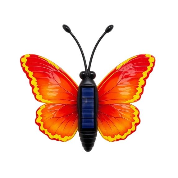 Solar Powered Blue Butterfly Outdoor Light, LED Ambient Garden Decor ...