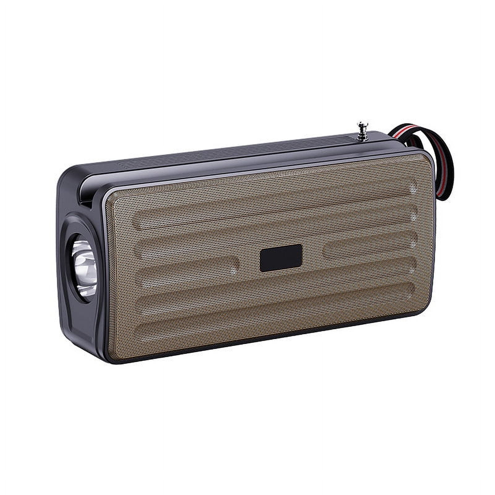 Solar Powered Bluetooth Speaker, Compact Portable Audio Device ...