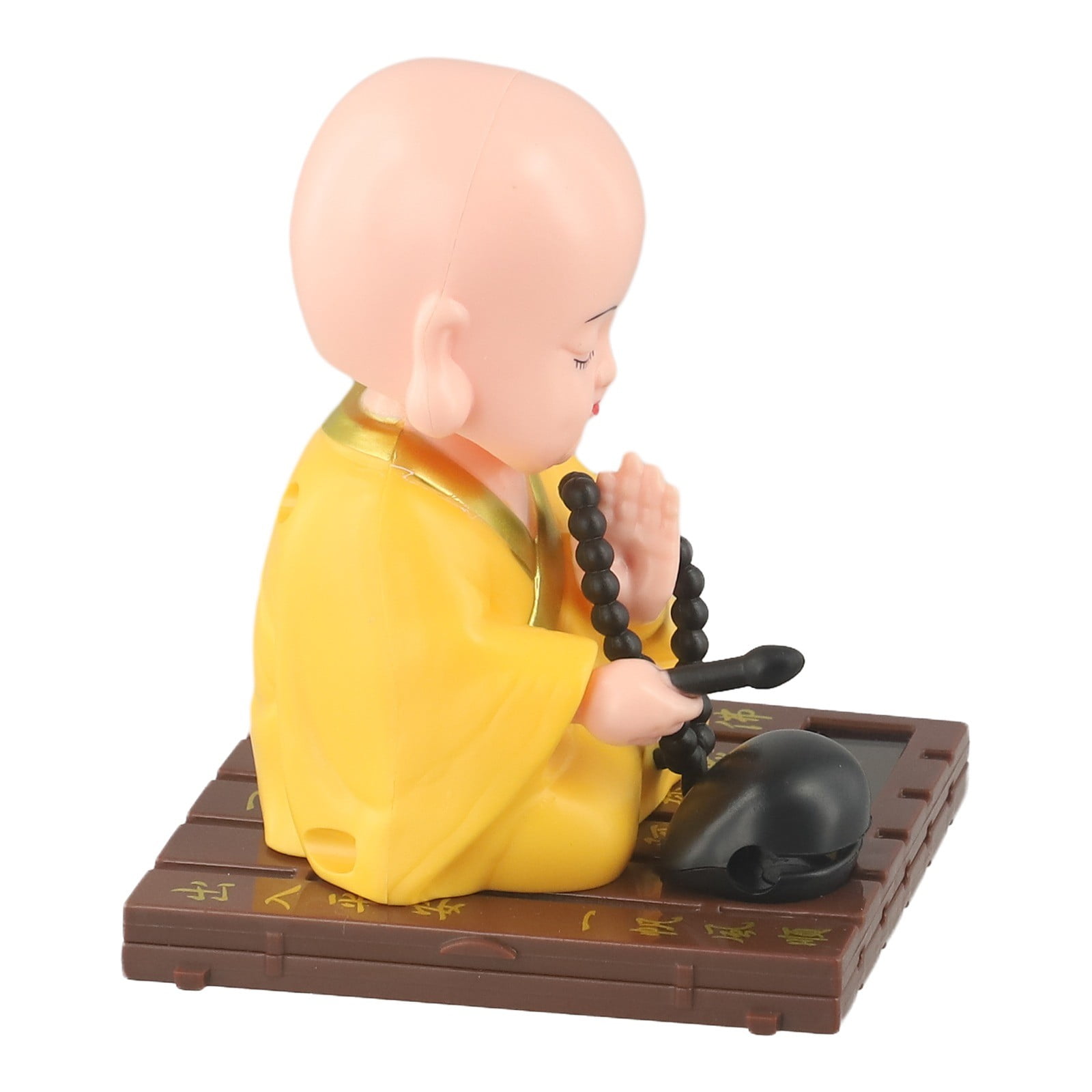 Solar Powered Bobble Shaking Head Monk Ornaments Dancing Toy Buddhist ...