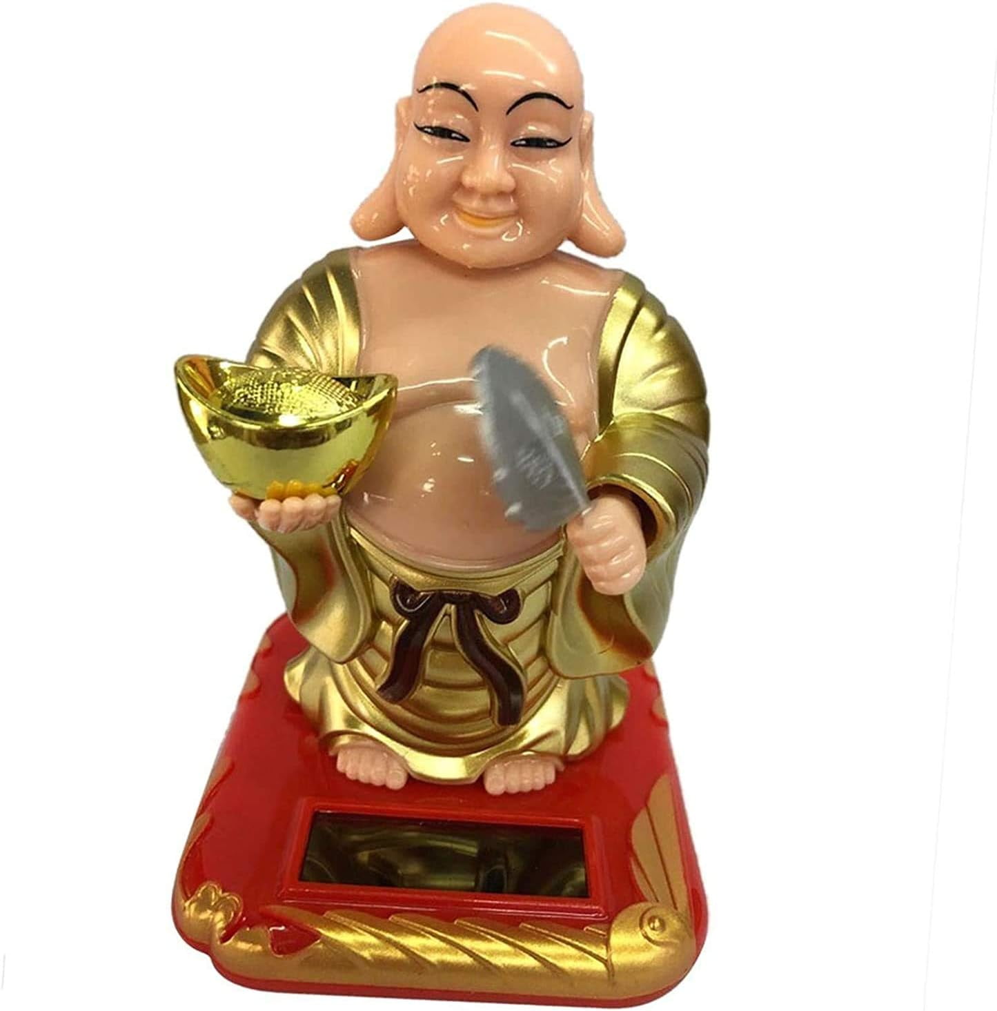 Solar Powered Buddha Statue Car Dashboard Ornaments - Walmart.com