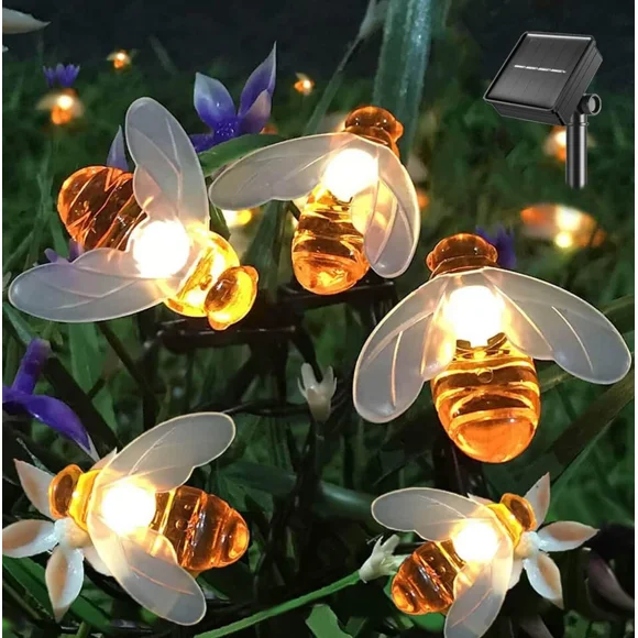 Bee Solar String Lights