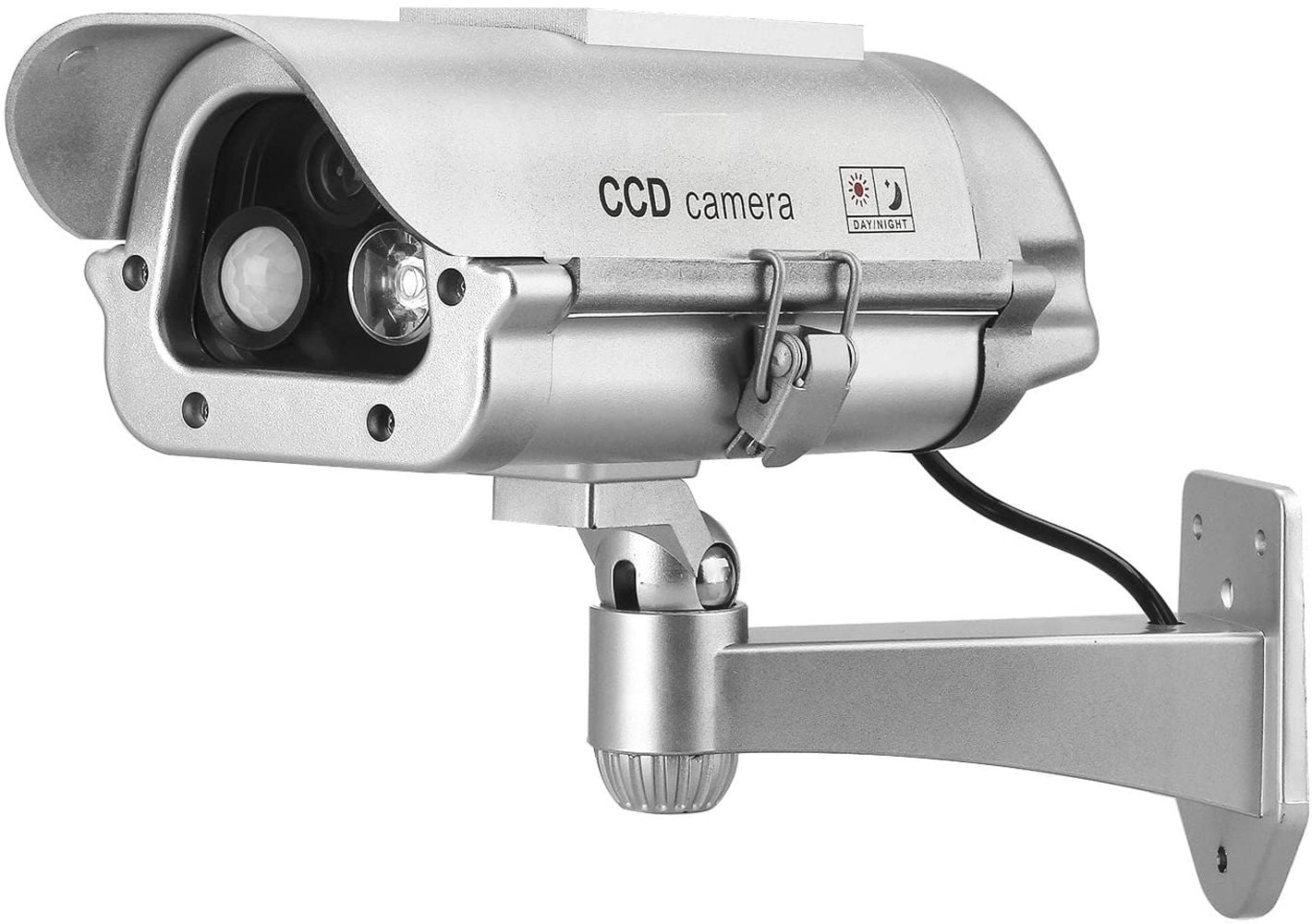 Solar Powered CCTV Security Decoy Camera with Motion Sensor and Flash ...