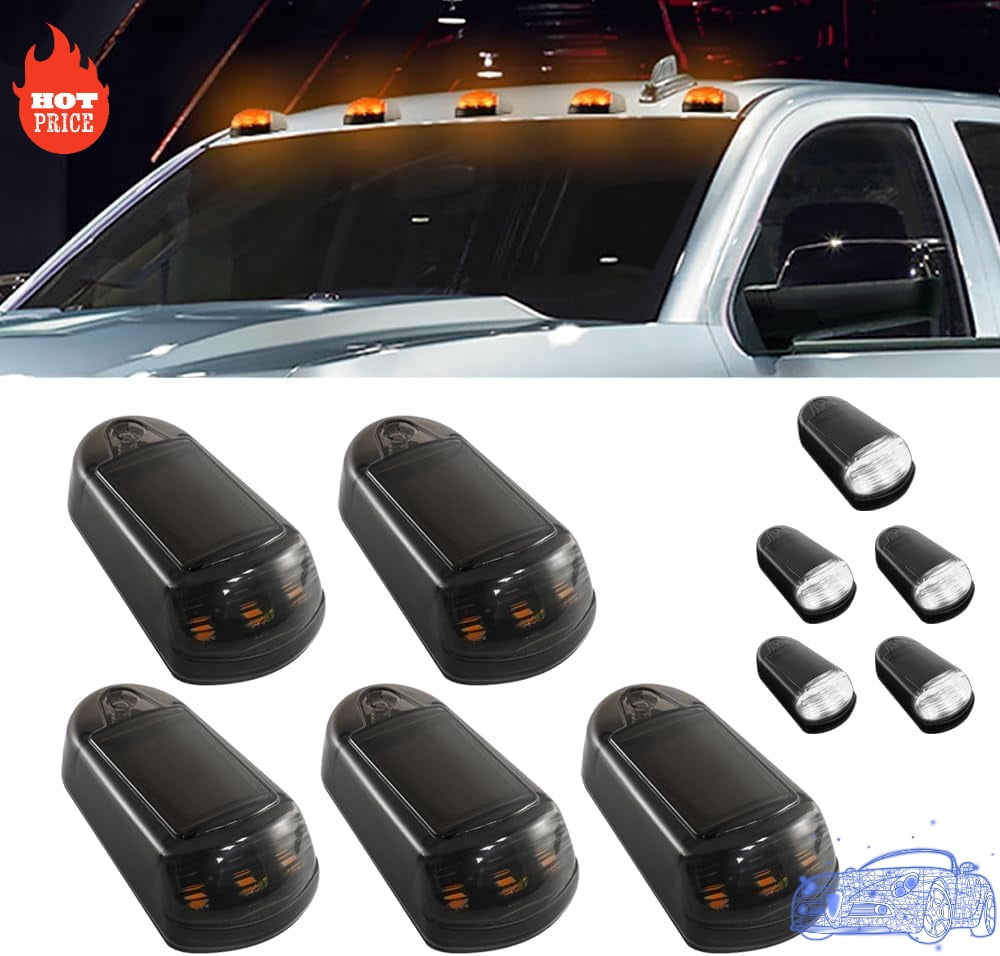 Solar Powered Cab Lights, 2025 Upgraded No Drill Cab Lights, IP68 ...