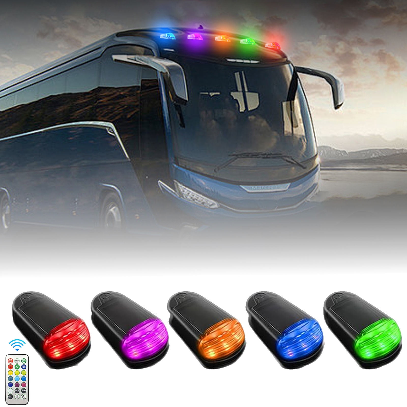 Solar Powered Cab Lights Solar Cab Lights for Truck New Solar Powered ...