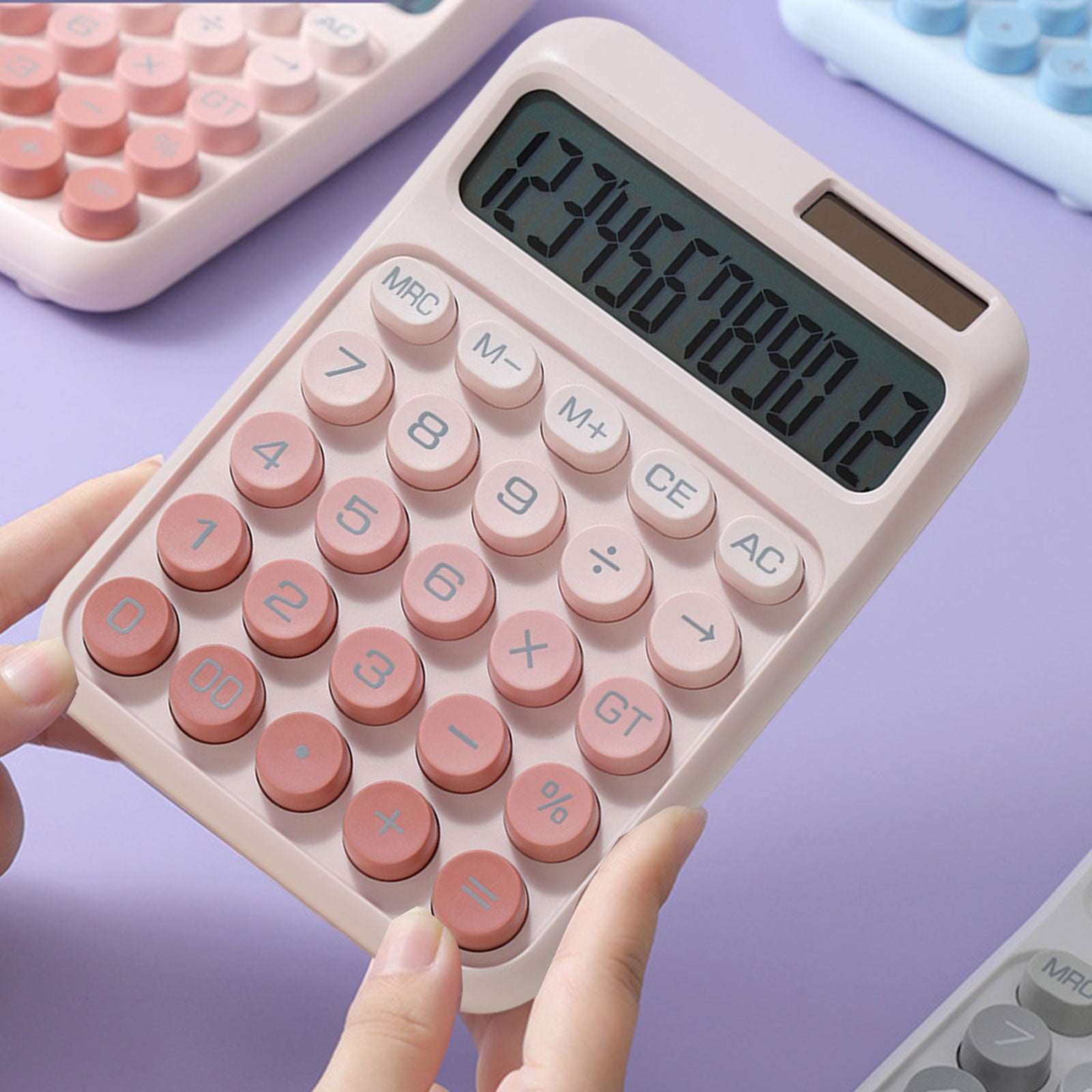 Solar Powered Calculator | 7-Cell Battery Operated | Mechanical ...