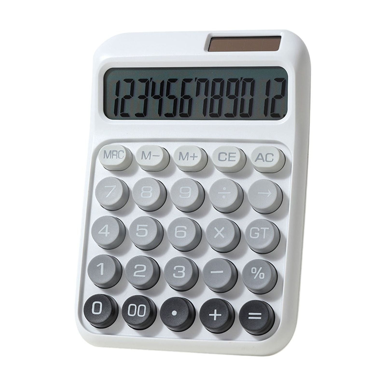 Solar Powered Calculator 7 Cell Battery Power Supply Calculator Office ...