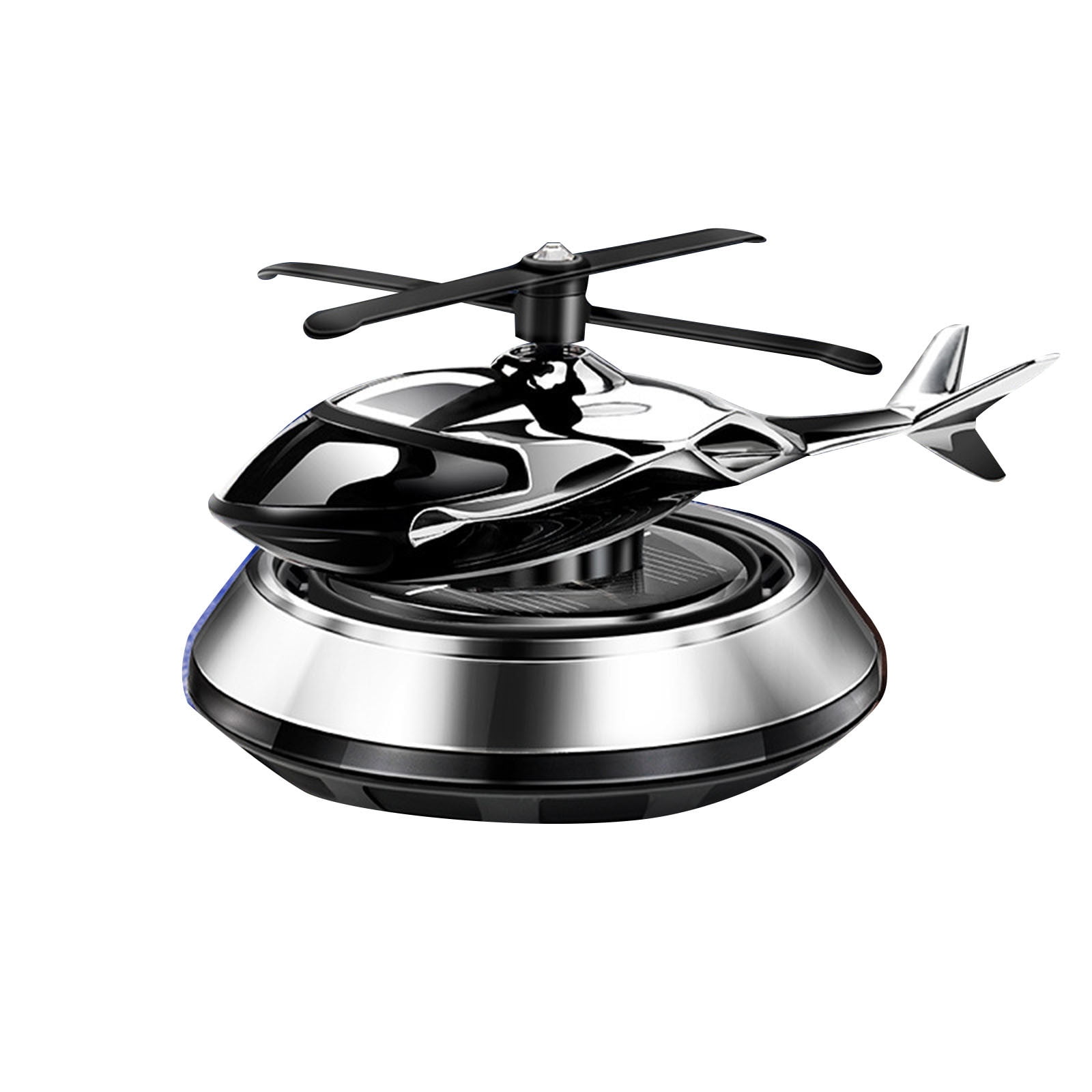 Solar Powered Car Air Freshener — 3.9in x 2.8in, Automatic Spinning ...