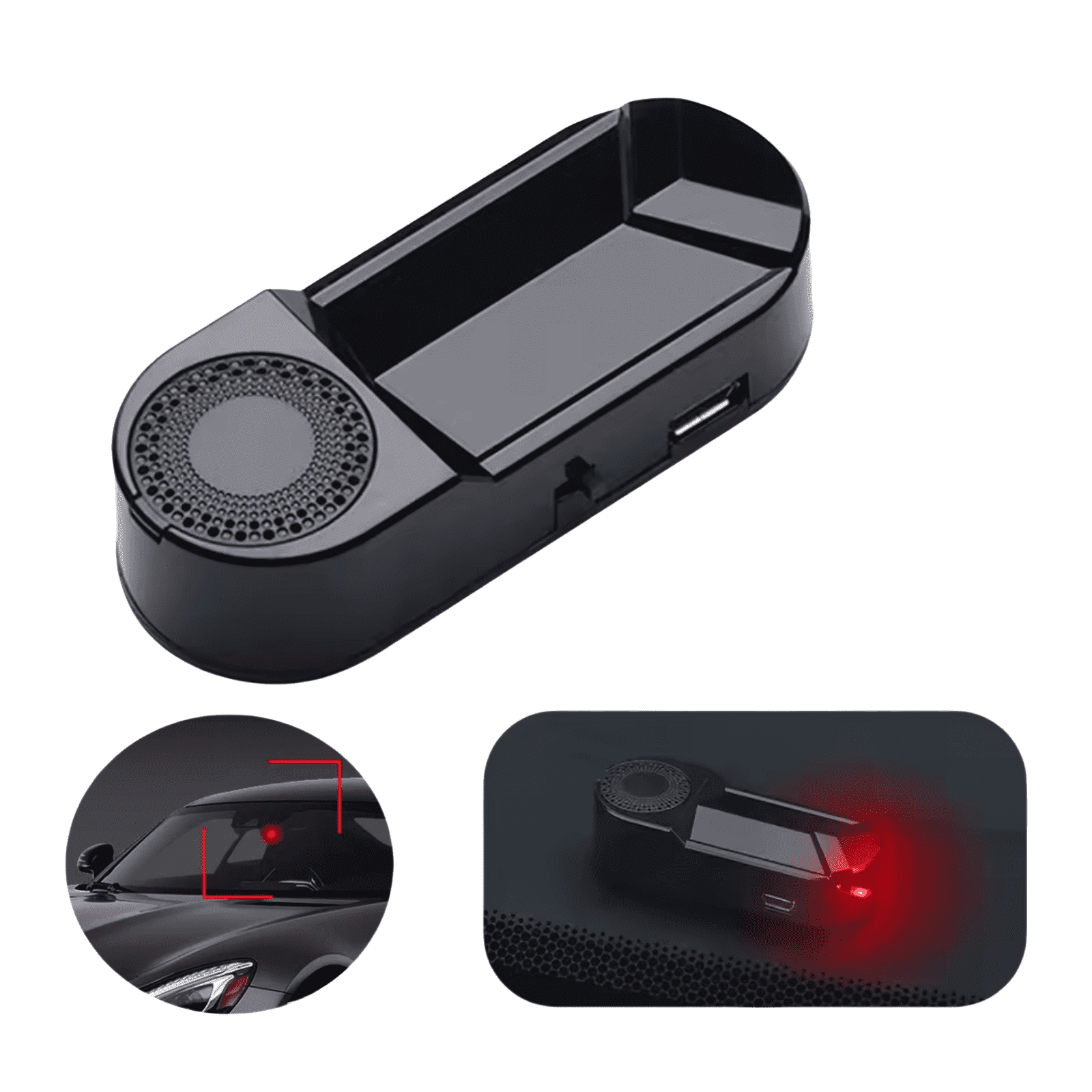 Solar Powered Car Anti-Theft LED Flashing Security Light, Simulated ...