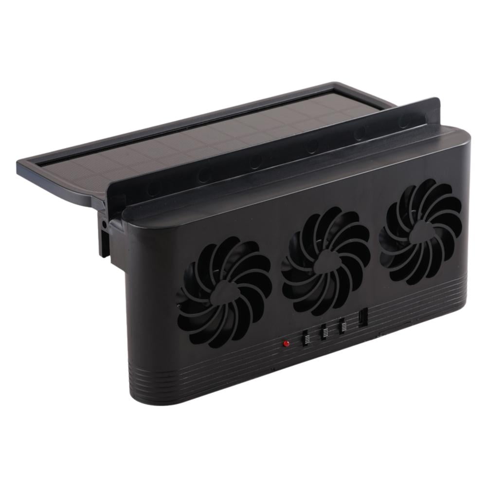 Solar-Powered Car Exhaust Fan with Multiple Power Sources and Sturdy ...