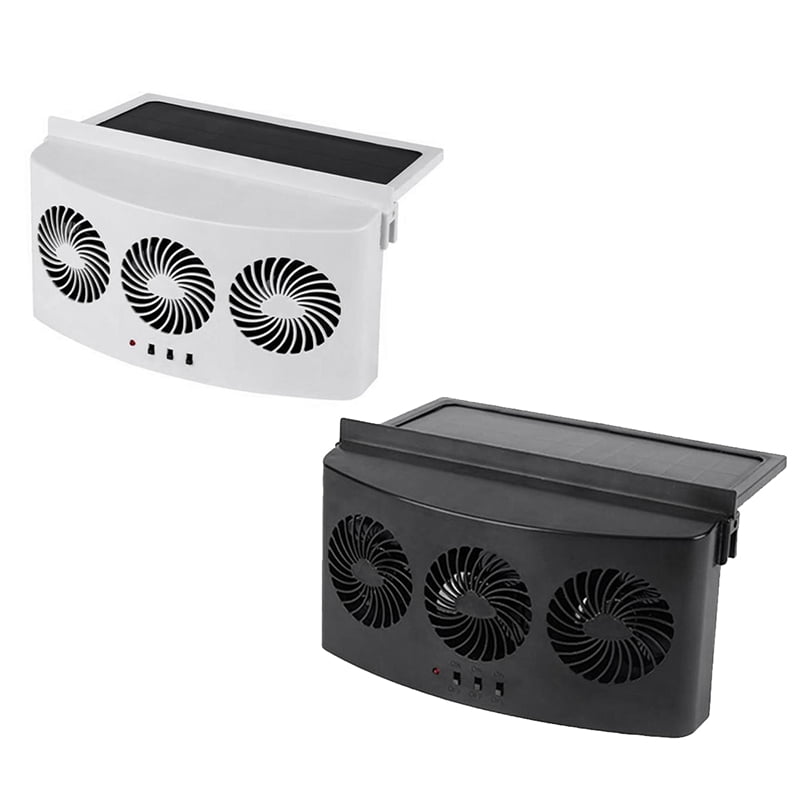 Solar Powered Car Fan Car Auto Cool Cooling System Radiator Fan Cooling ...