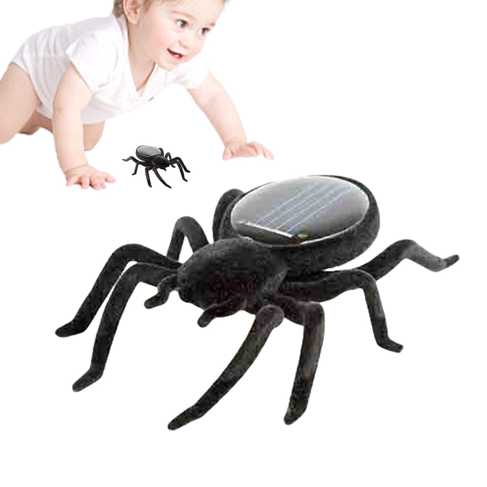 Solar Powered Car | Moving Spider Car Toy for Children | Solar Power ...