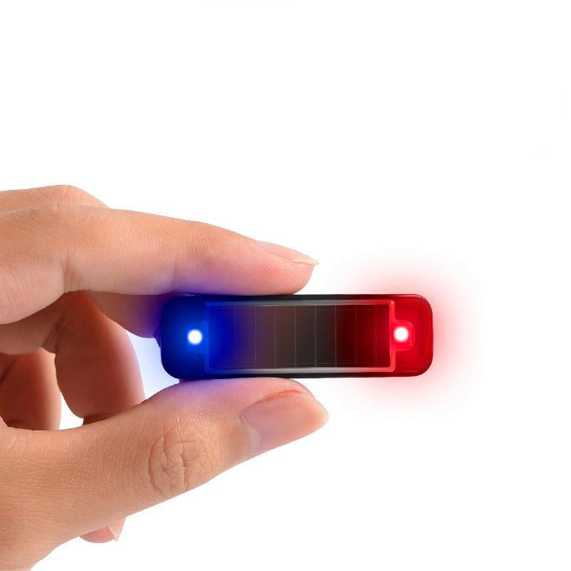Solar Powered Car Warning Light, Wireless Simulated Dummy Alarm for ...