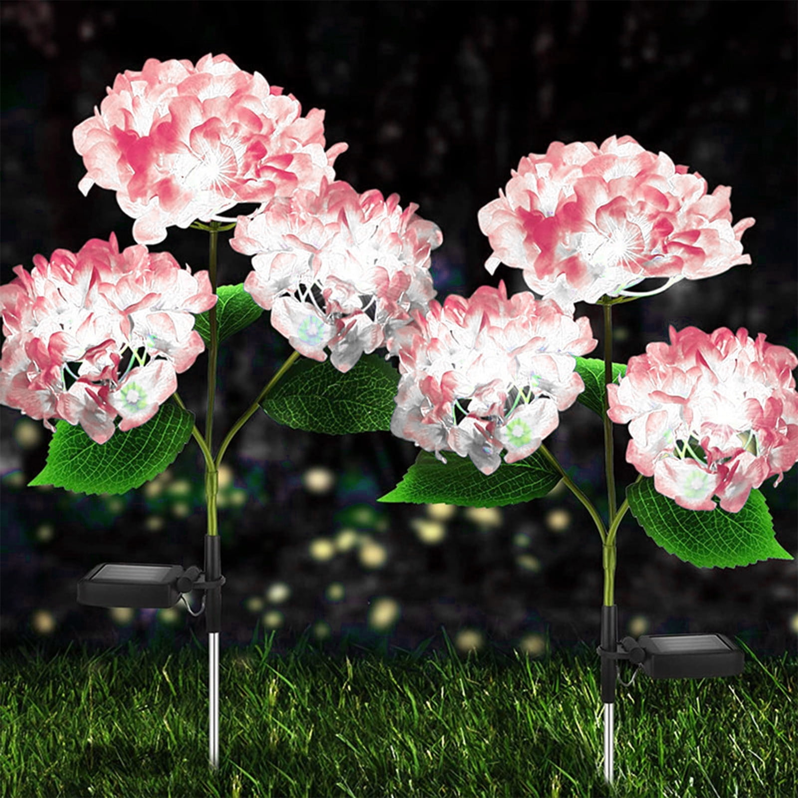 Solar Powered Color Changing Garden Lights, Landscape Lighting ...
