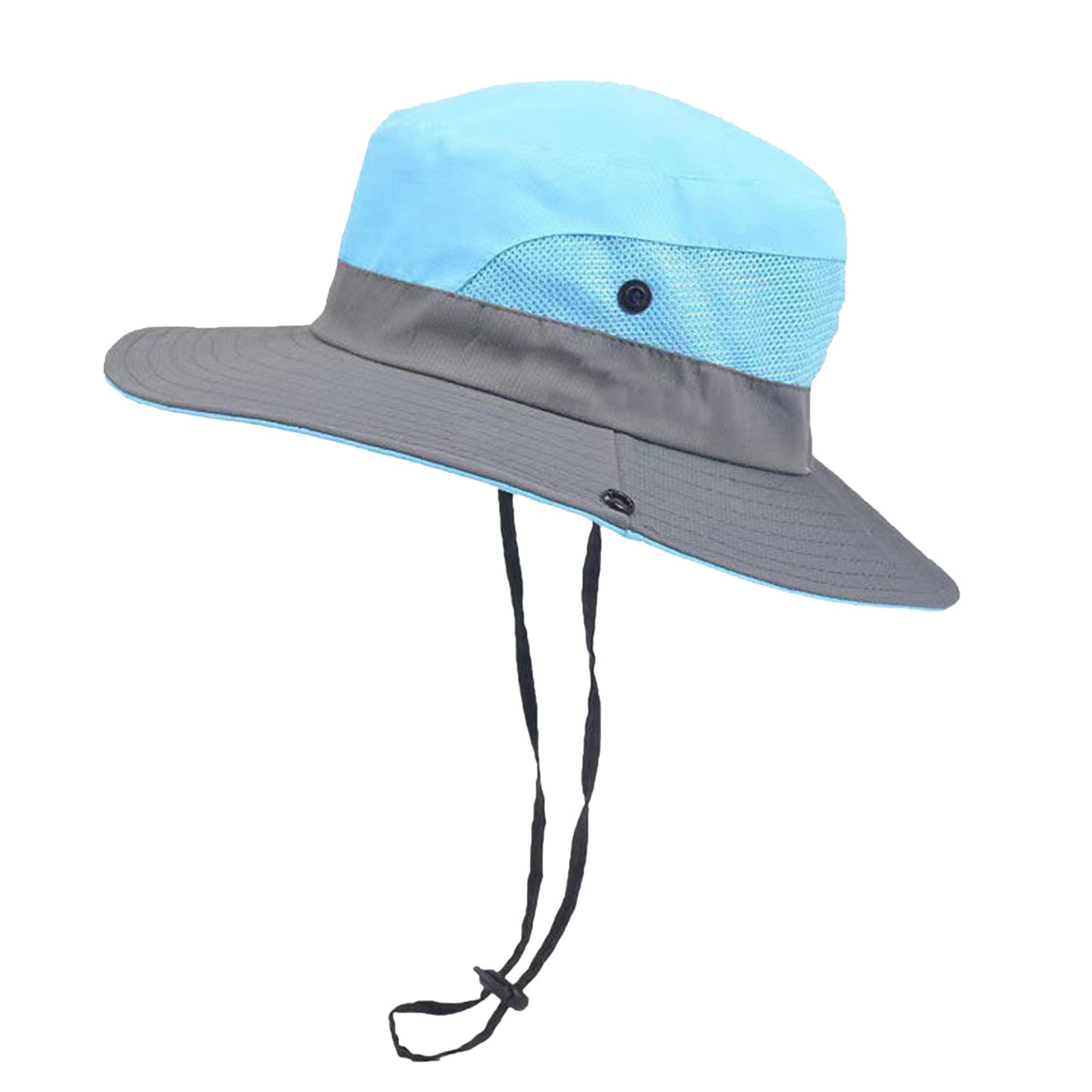 Solar Powered Cooling Bucket Hat - Fan Hat Hot Weather Golf Outdoor Sun ...