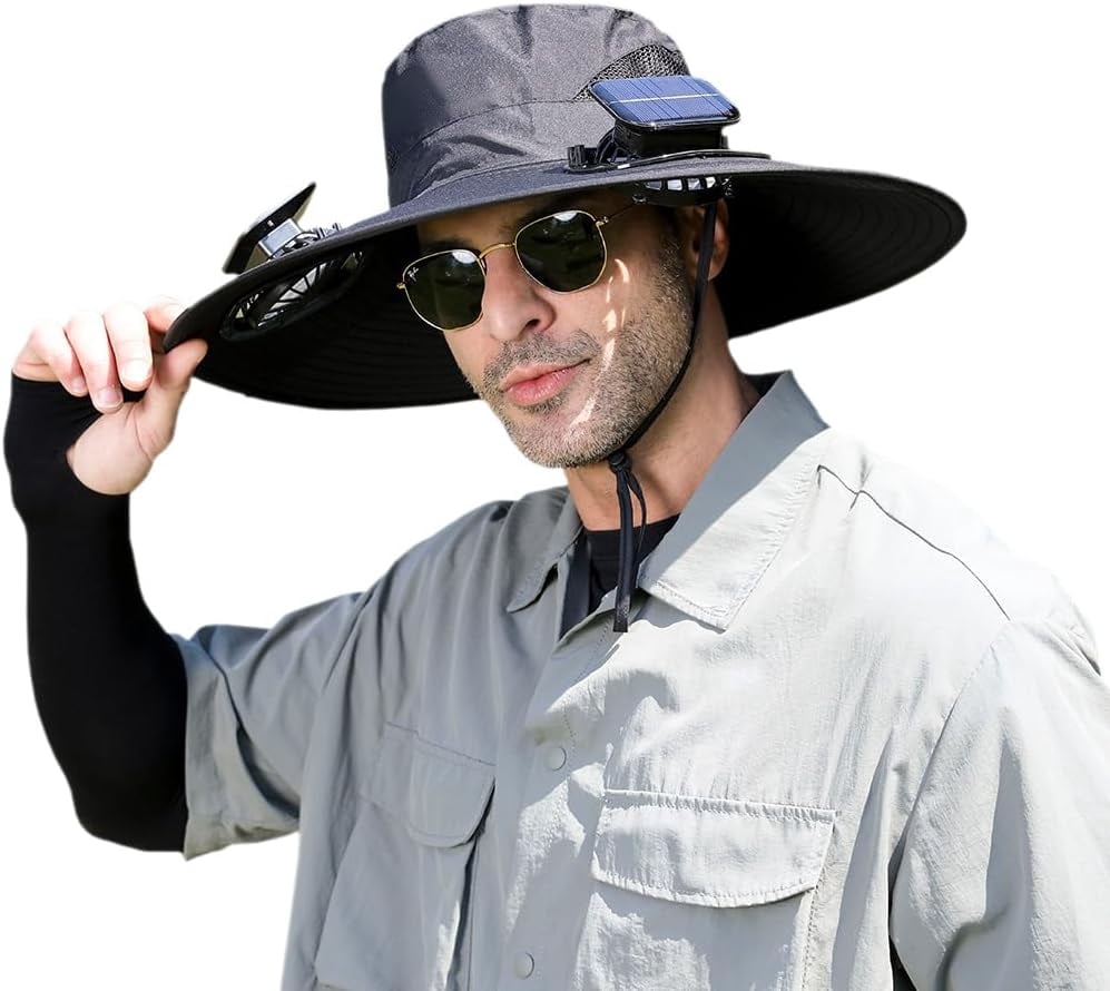 Solar Powered Cooling Hat for Men - Walmart.com
