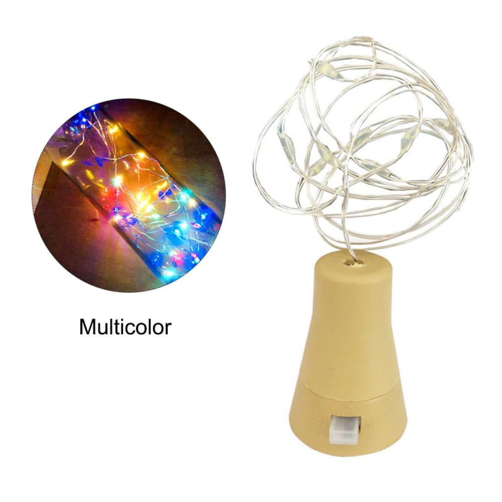Solar-Powered Cork Bottle Lamps, Flexible Wine Bottle Decor With ...