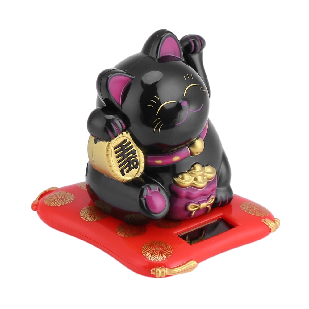 Solar Powered Cute Waving Cat Good Luck Wealth Welcoming Cats Home ...