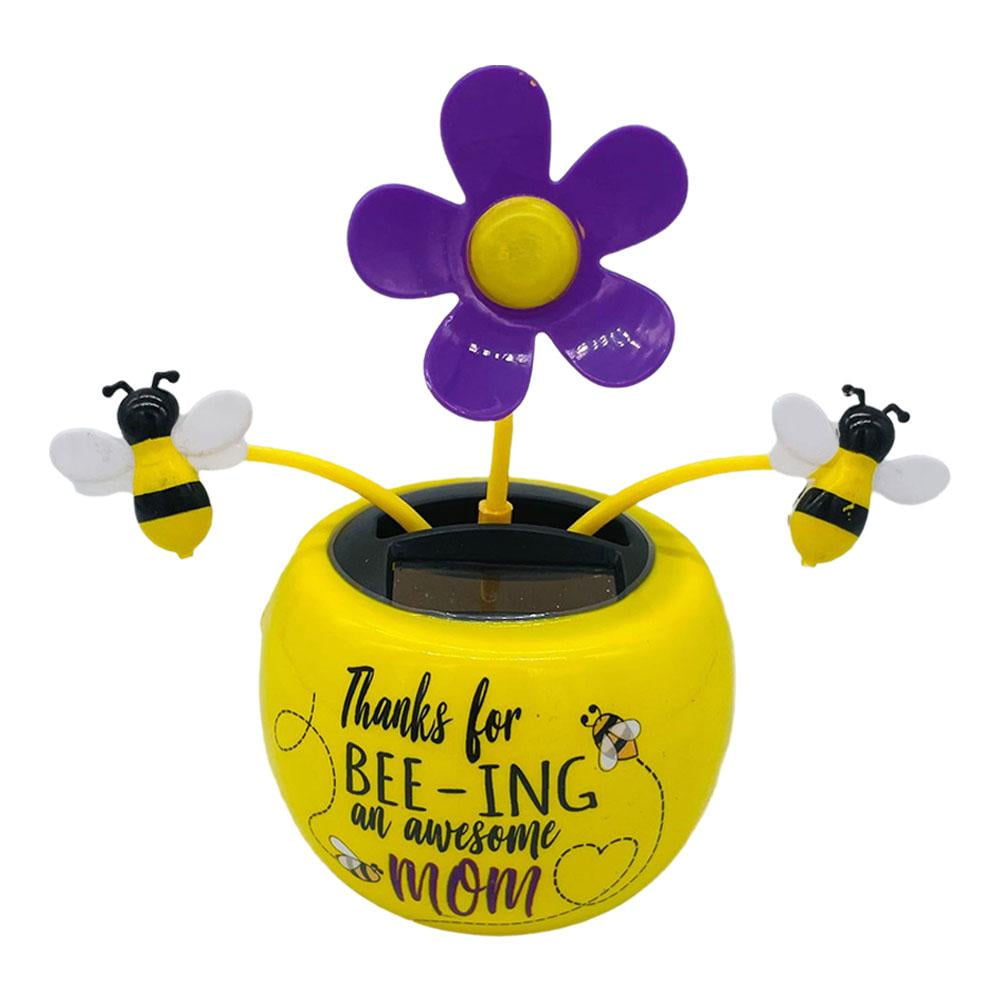 Solar Powered Dancing Flower for Car, Solar Dancing Figurines ...