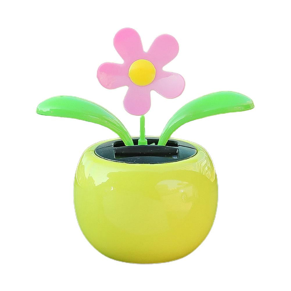Solar Powered Dancing Flower,Car Solar Sunflower Ornaments Swaying ...