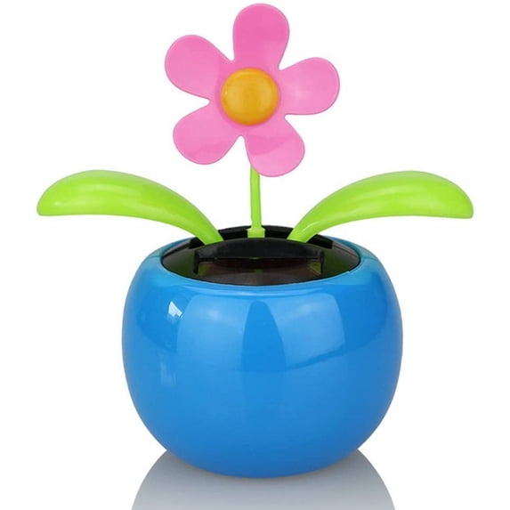 Solar Powered Desk Toy, Solar Powered Dancing Flower Flip Flop Leaves ...