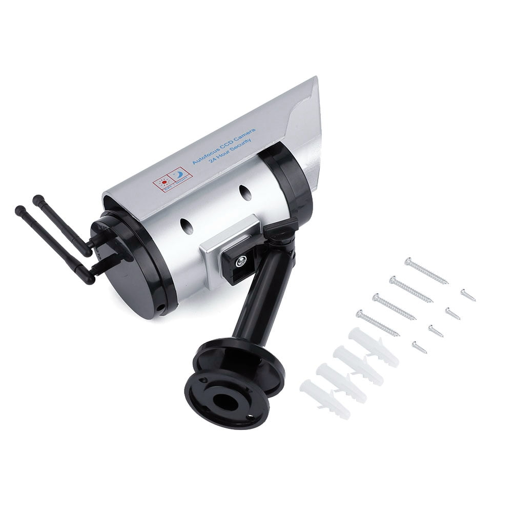 Solar Powered Fake Camera, Adjustable Dummy Security Camera for Indoor ...