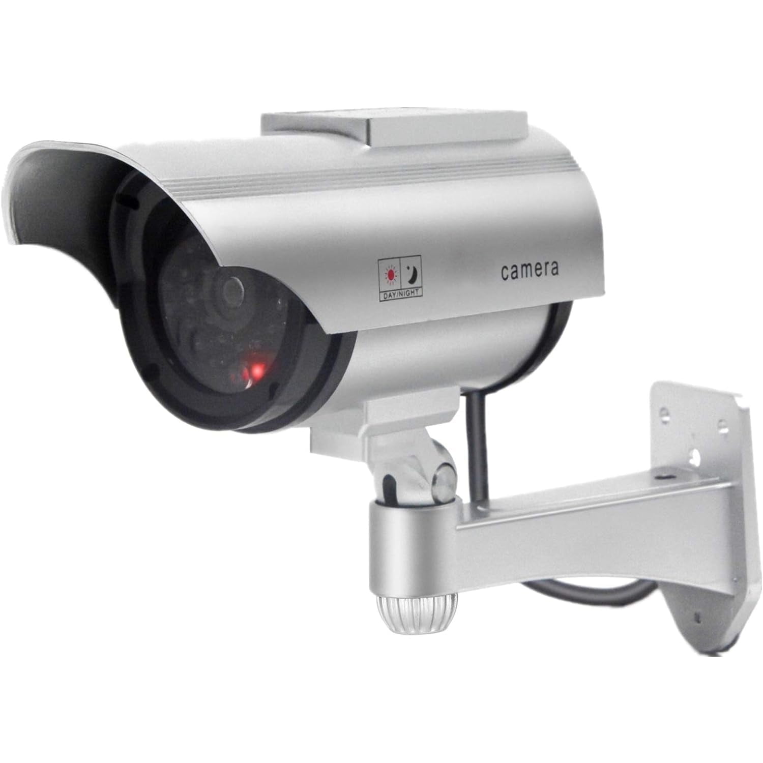 Solar Powered Fake Security Camera Wireless Outdoor, Bullet Dummy ...