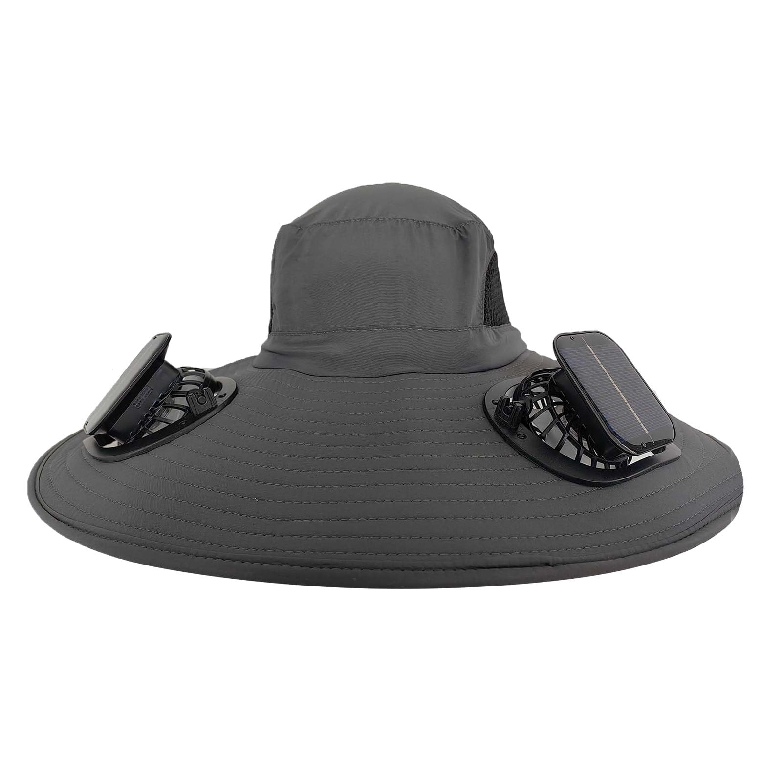 Solar Powered Fan Hat, Solar Fan Hat for Men, Wide Brim Outdoor Fishing ...