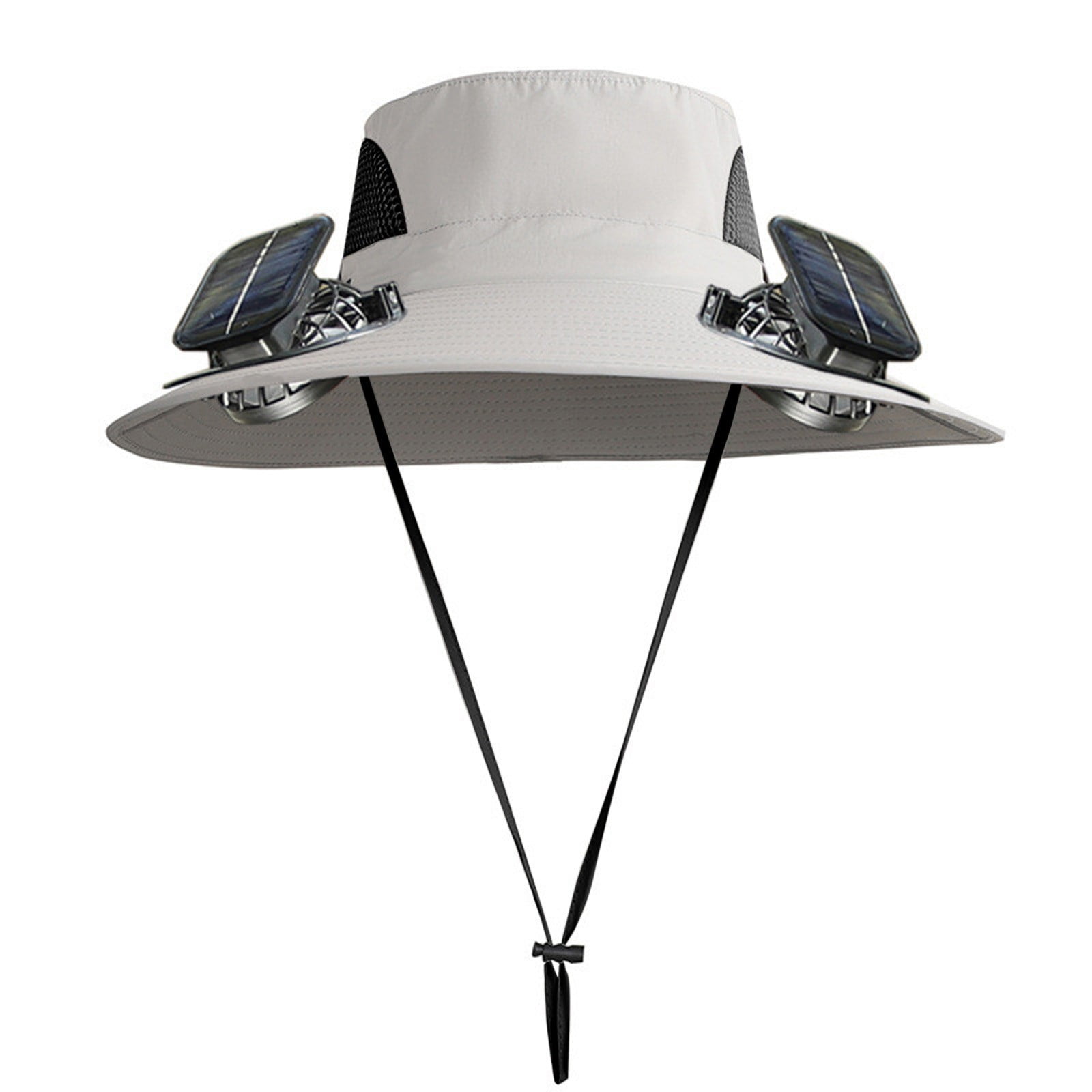 Solar Powered Fan Hat for Men & Women , Wide Brim Solar Fan Outdoor ...