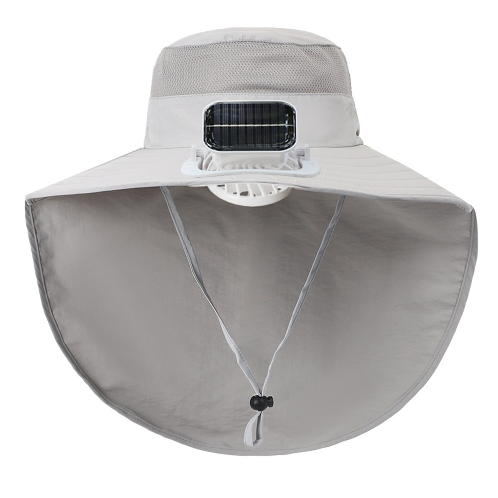 Solar Powered Fan Hat with USB Charging - UPF 50+ Wide Brim Sun Hat for ...