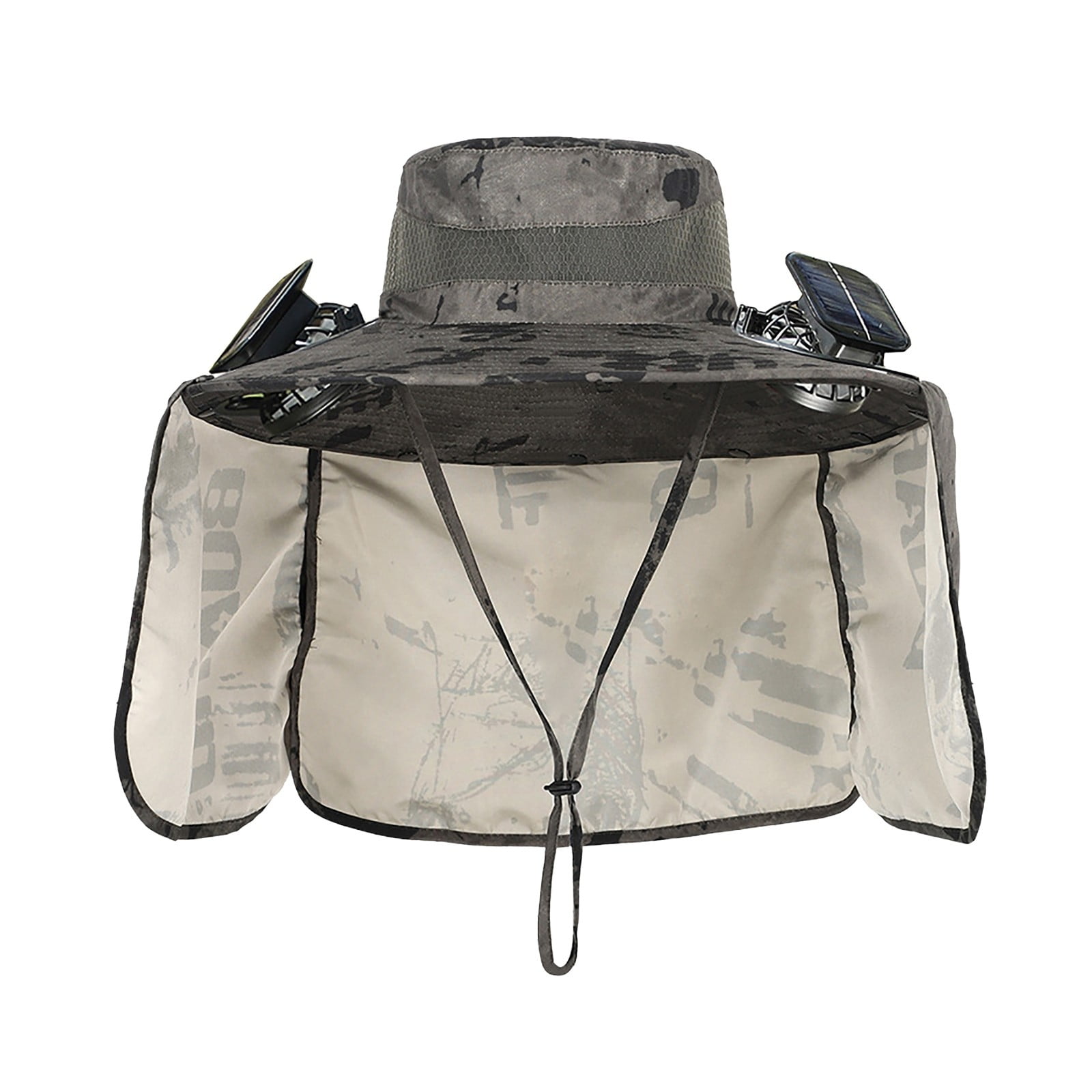 Solar Powered Fan Hat with USB Charging - UPF 50+ Wide Brim Sun Hat for ...
