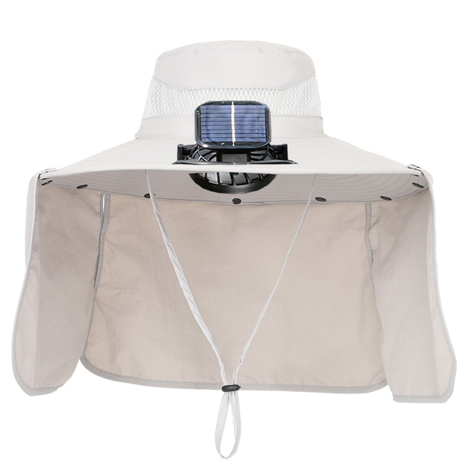 Solar Powered Fan Hat with USB Charging - UPF 50+ Wide Brim Sun Hat for Outdoor Fishing ...