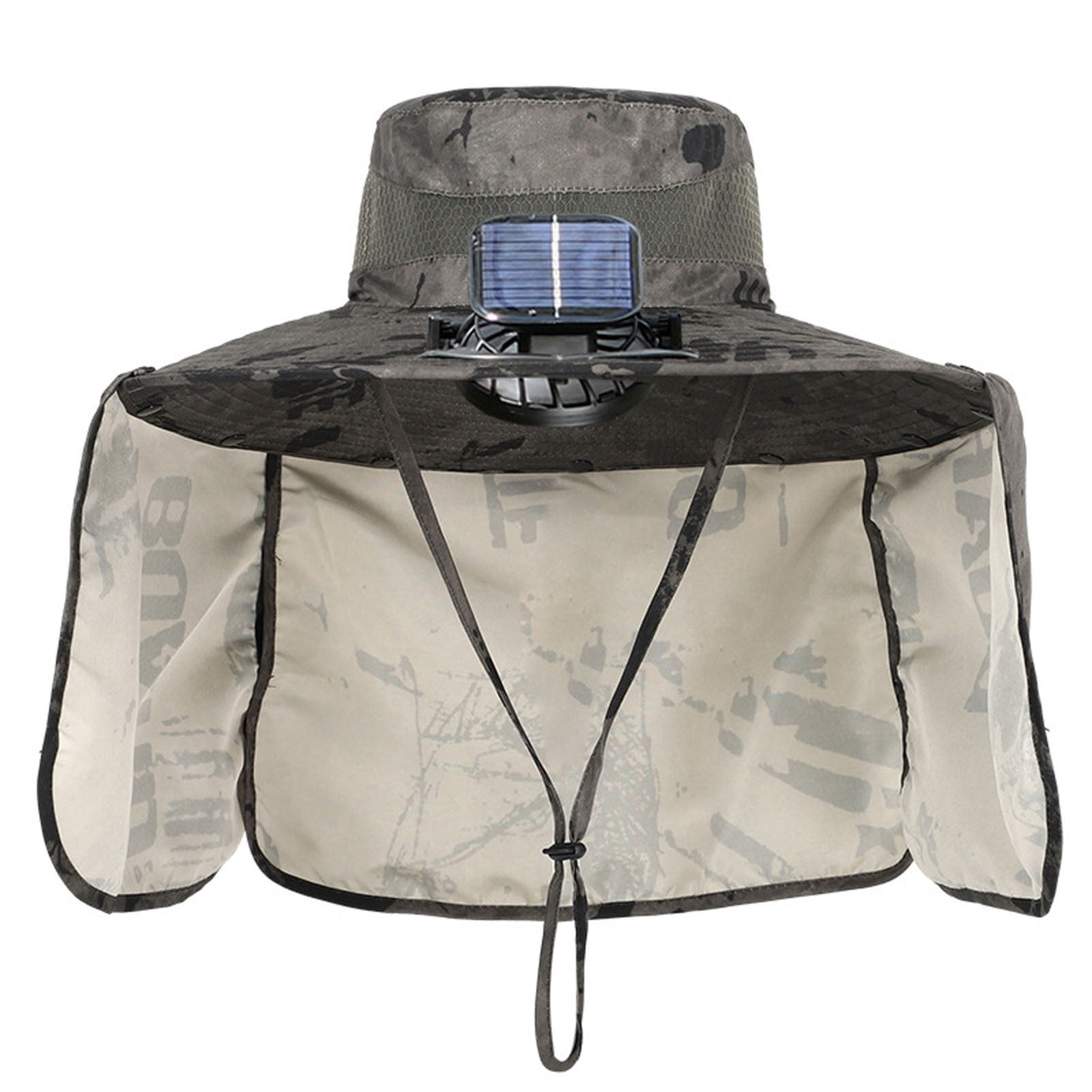 Solar Powered Fan Hat with USB Charging - UPF 50+ Wide Brim Sun Hat for ...
