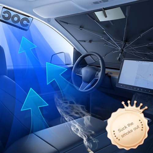 Solar Powered Fan,USB Powered Small Fan Car Mounted Solar Fan,Heat ...