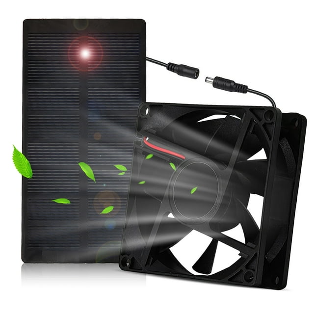 Solar Powered Fan for Outdoor Campin Small Solar Fan with Solar Panel ...