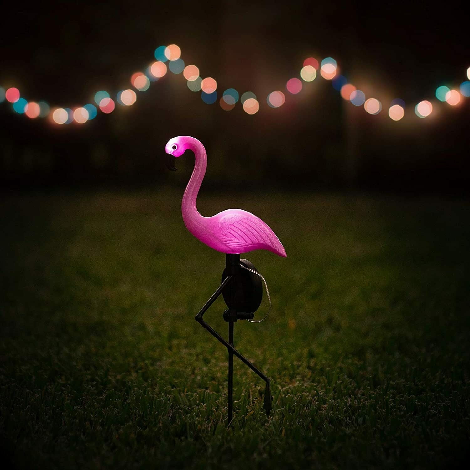 Solar Powered Flamingo LED Light,Waterproof Outdoor - Walmart.com