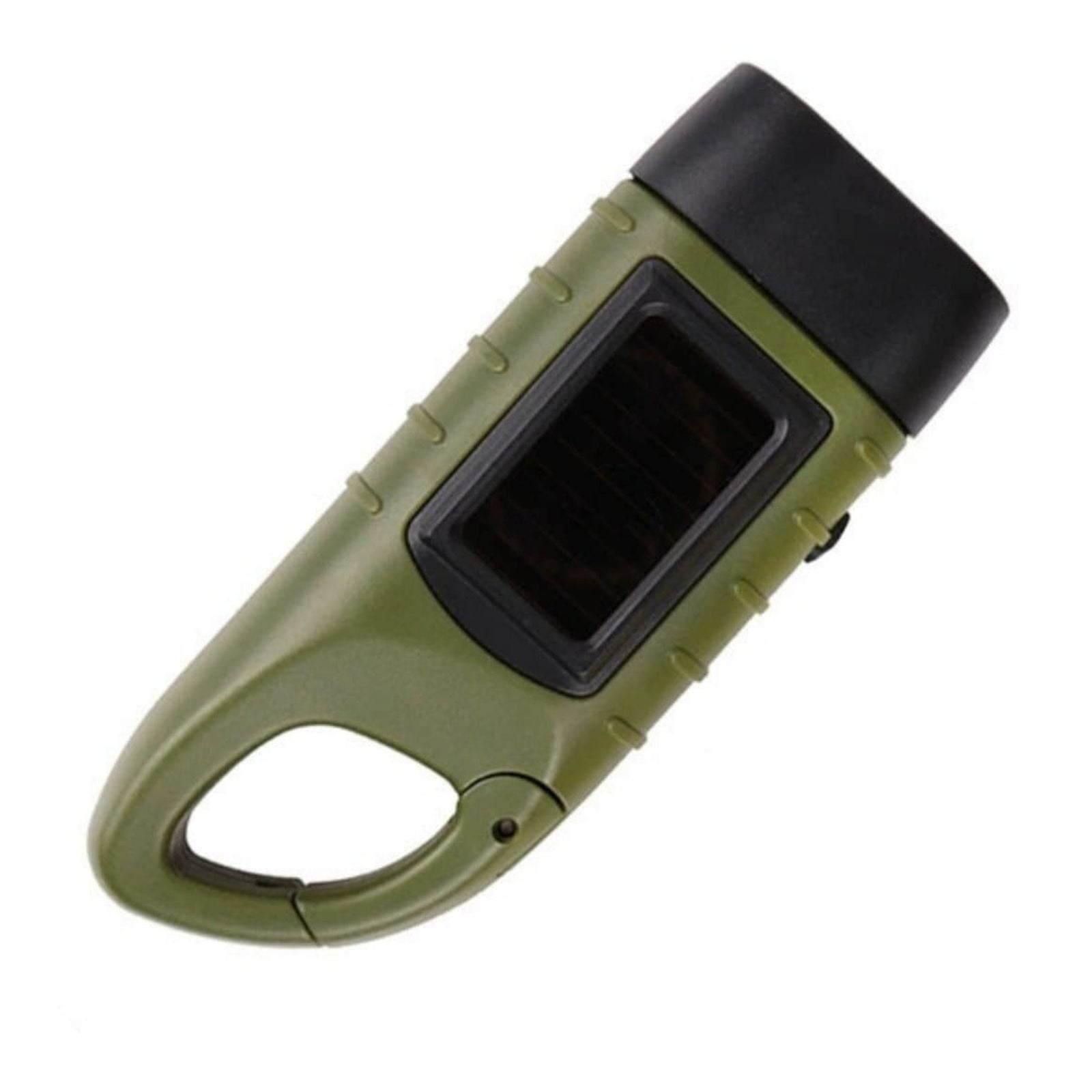 Solar Powered Flashlight With Power Supply: Hand Crank And Solar Panel ...