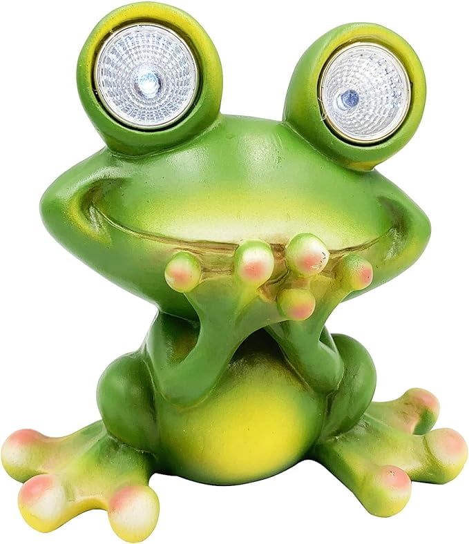 Solar Powered Frog Outdoor LED Garden Light Decor (SPEAK - NO ...