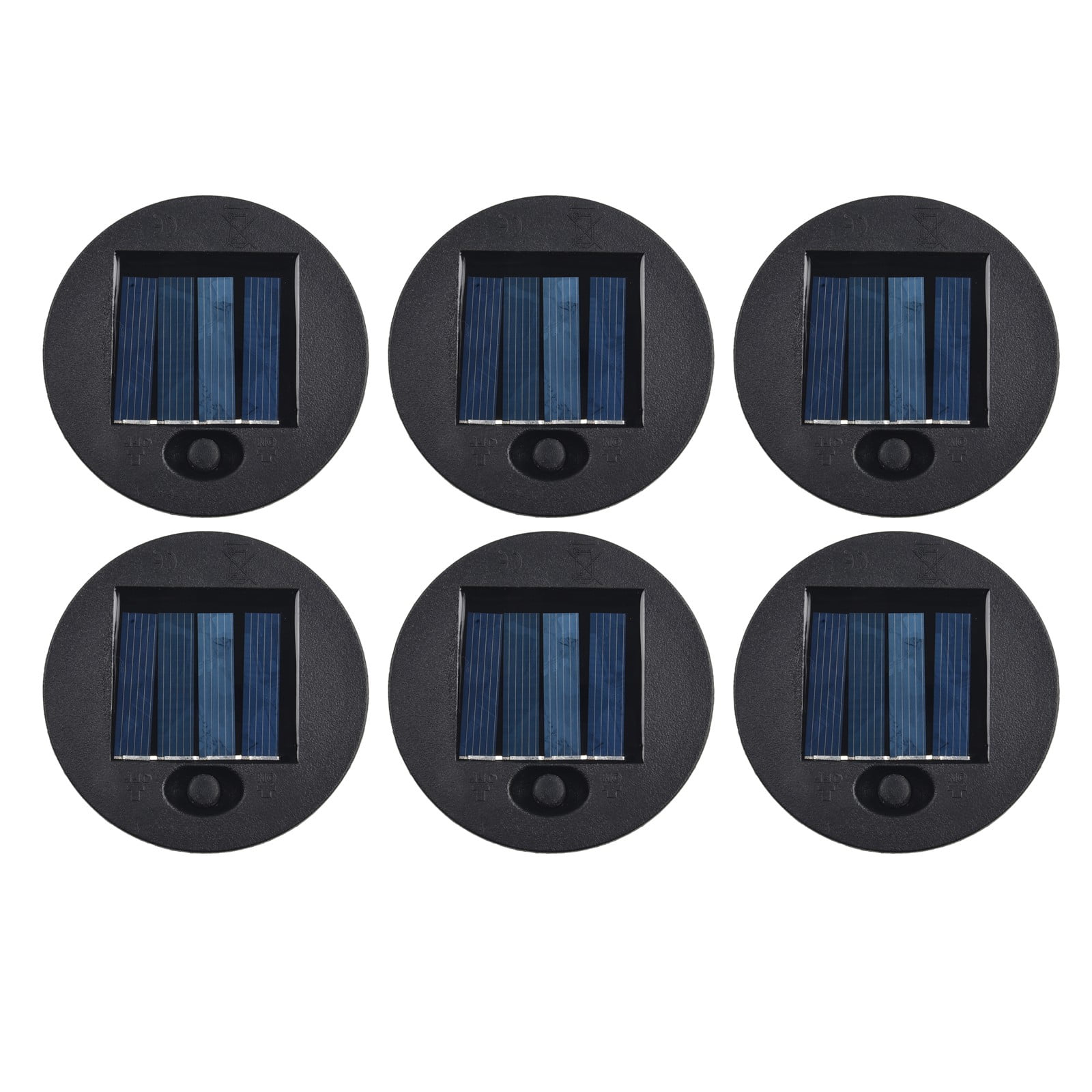 Solar Powered Garden Light Replacement Round Box Efficient 8-10 Hour ...