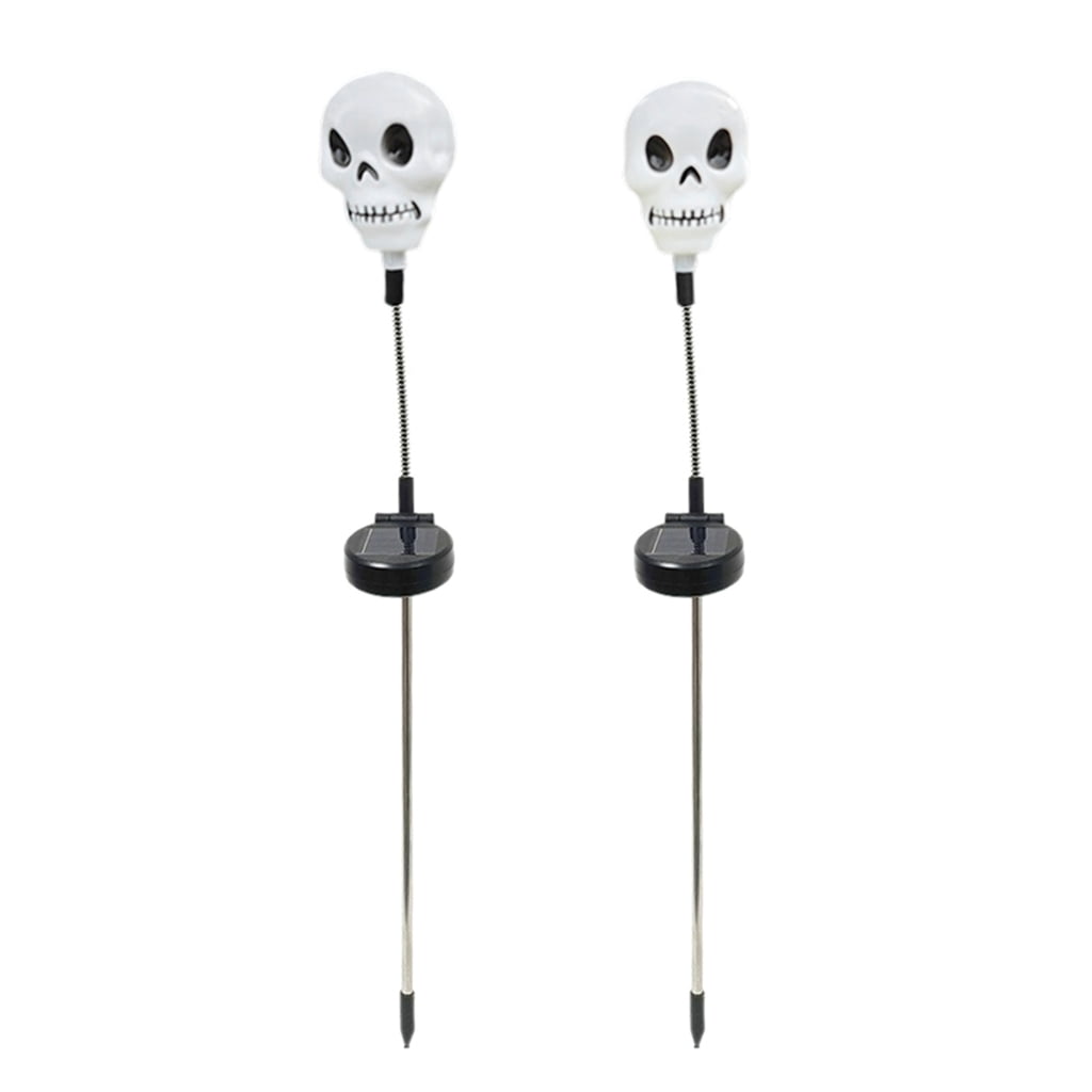 Solar Powered Halloween Specters Pumpkins Stake Light Wind Activated ...