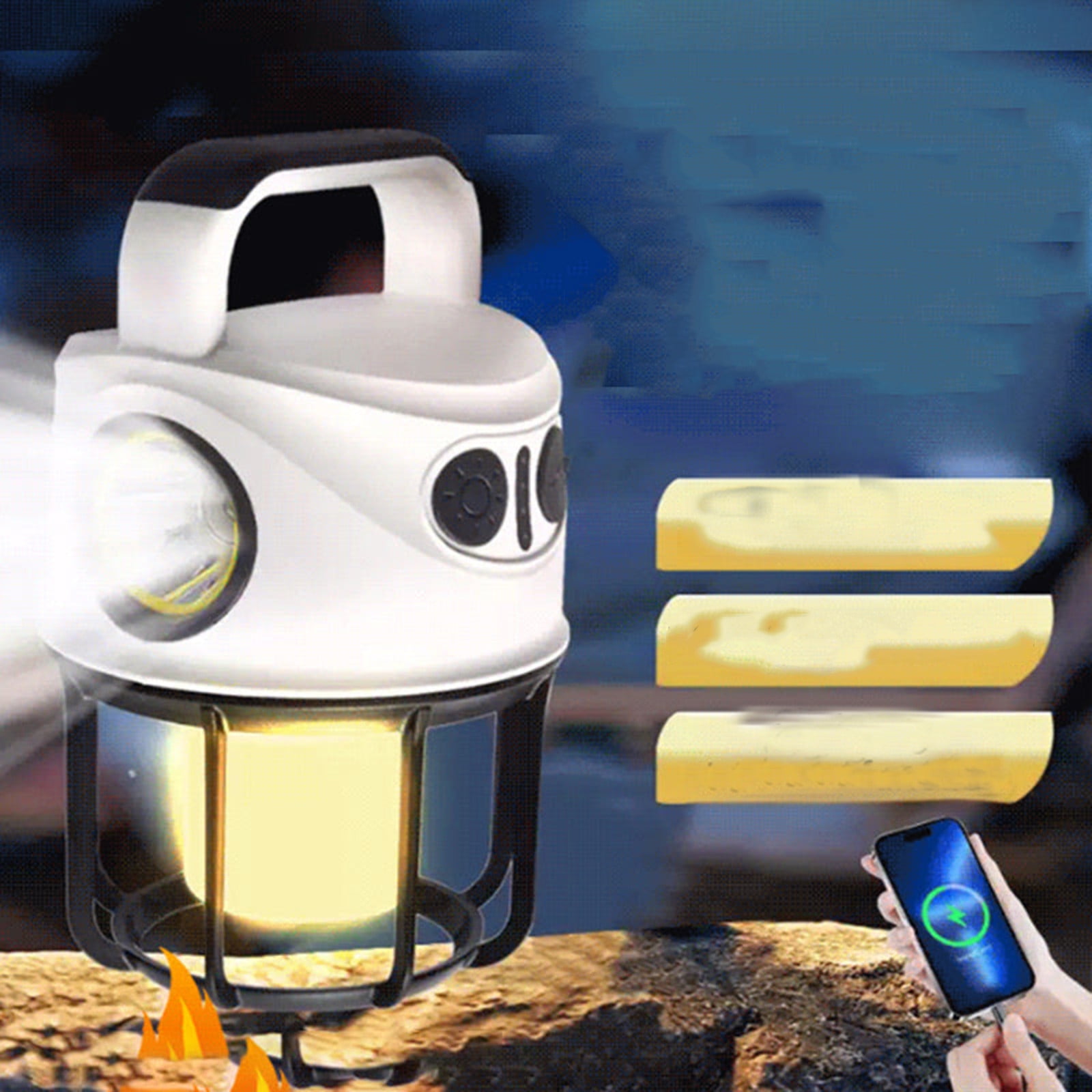 Solar Powered Hanging Light,Outdoor Emergency Camping Light,Waterproof ...
