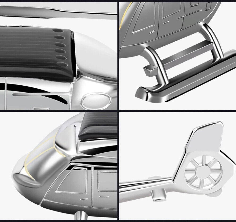 Solar Powered Helicopter Air Freshener Car Airplane Fragrance Diffuser ...