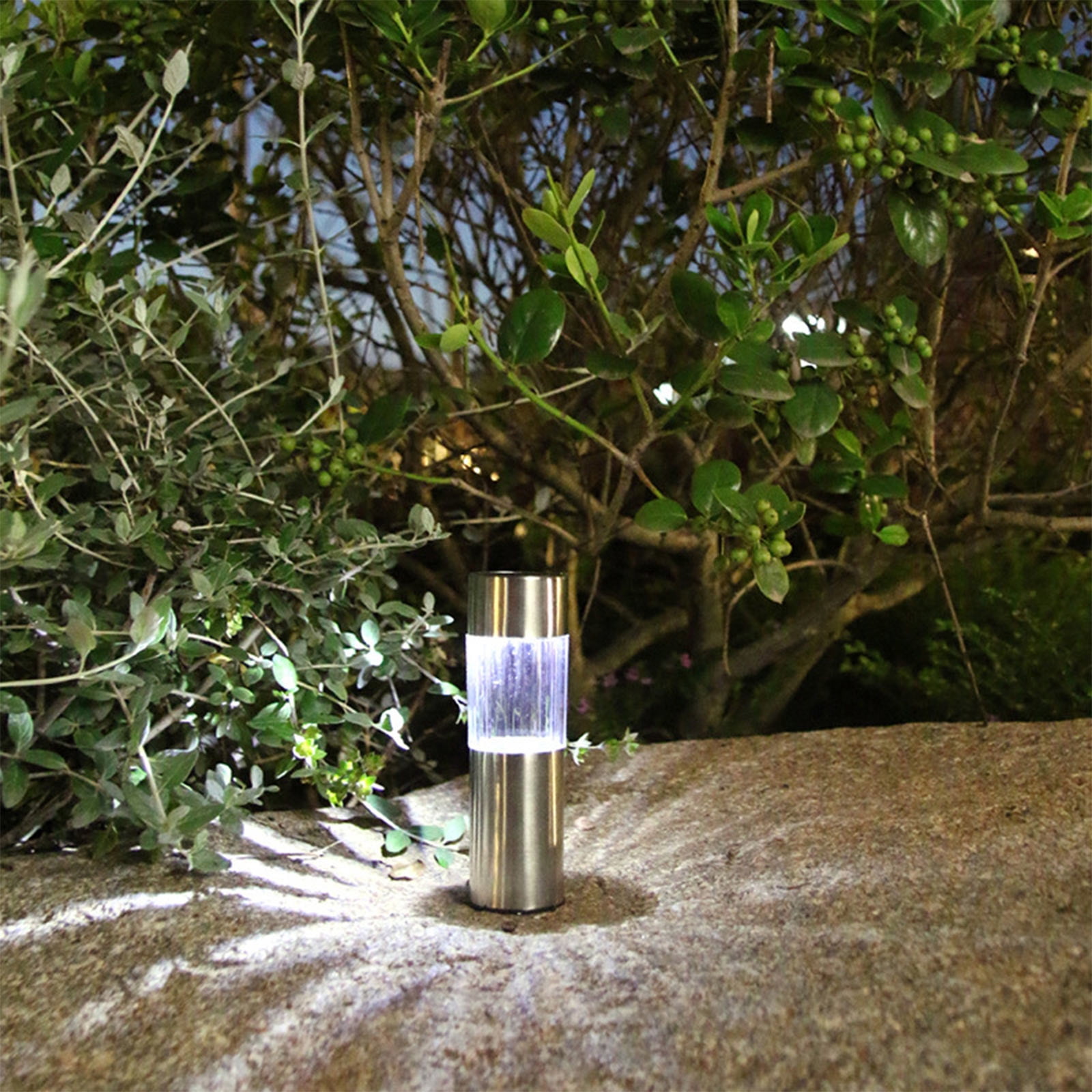 Solar Powered Hydrangea Simulation Flower Light Outdoor Garden ...