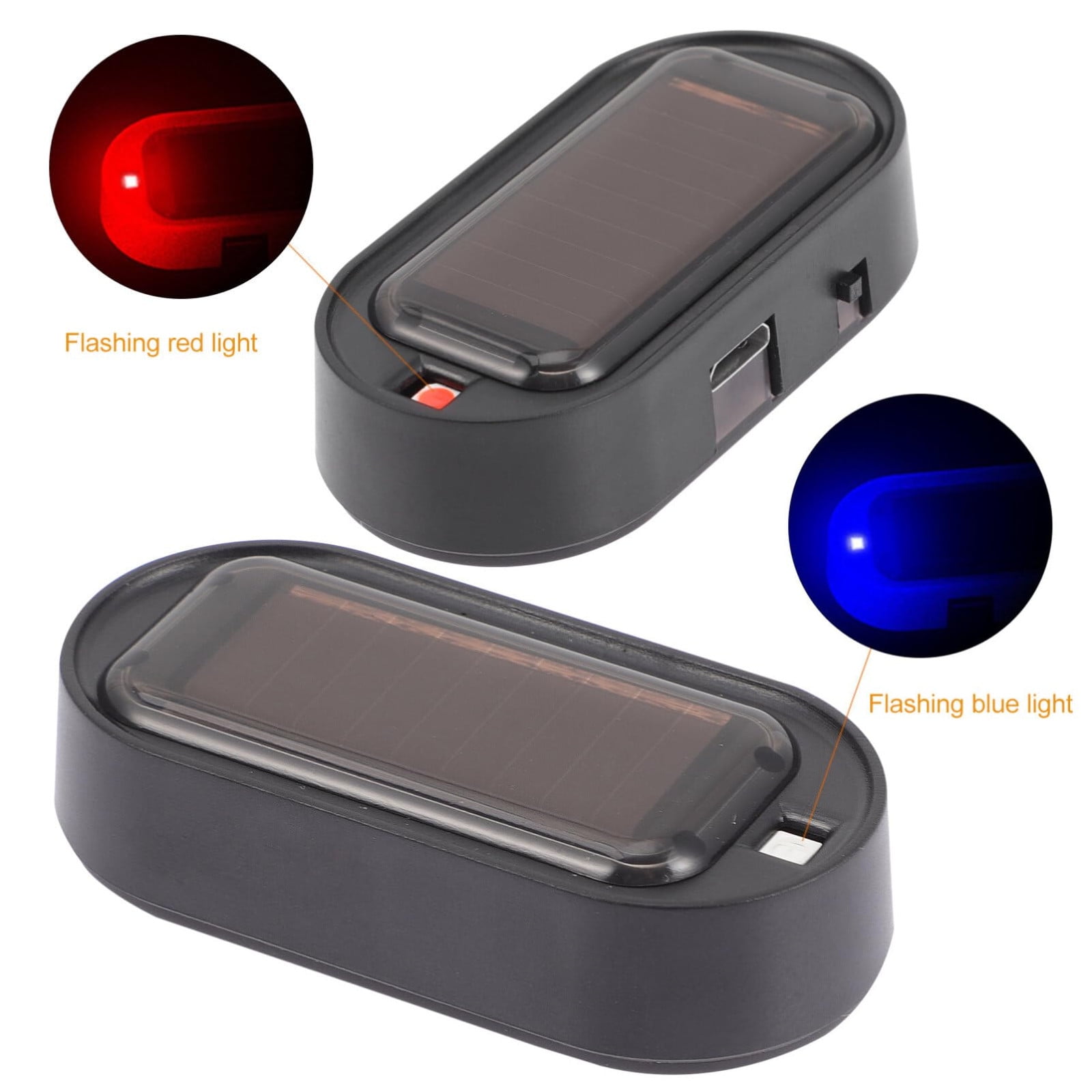 Christmas Clearance Solar-Powered LED Car Alarm Lights: 2-Pack ...