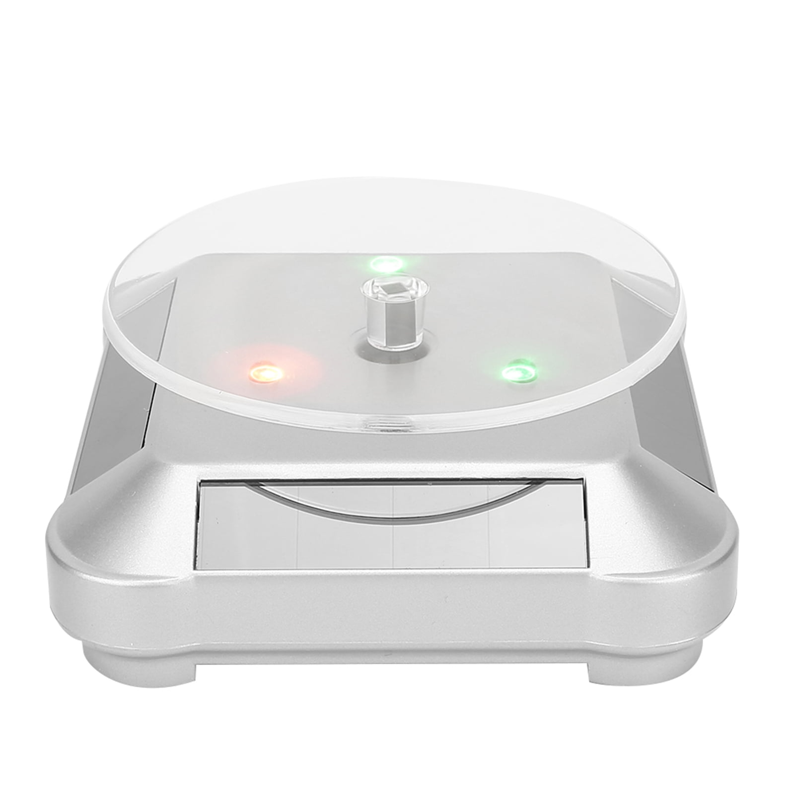 Solar Powered LED Electric Rotating Turntable Display Stand for Jewelry ...