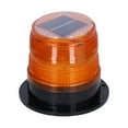 Solar-Powered LED Flashing Warning Light for Road Work Zones Night ...